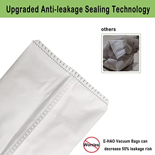 E-HAO 6 Pack Vacuum Bags Compatible for iRobot Roomba - i & s & j Serie, Replacement Dust bag for iRobot Roomba j6+/j7+/j8+/i1+/i2+/i3+/i4+/i5+/i6+/i7+/i8+/s9+ Automatic Dirt Disposal bags