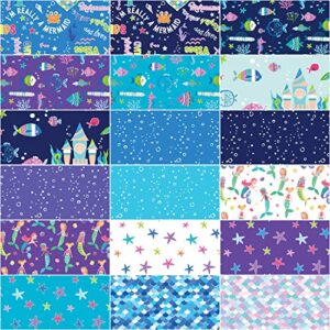 Kanvas Studio Mystical Mermaids Strip-Pies 40 2.5-inch Strips Jelly Roll Benartex