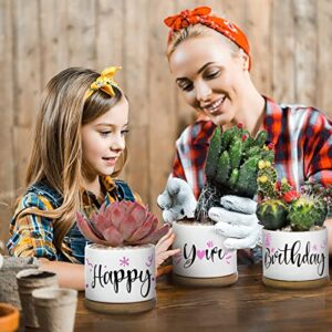 GOARTGIF BFF Birthday Gifts for Women Unique,Birthday Presents for Mom from Daughter,Cute Happy Your Birthday Pots Gifts,Any Age Year Old Birthday Keepsake Gifts Beautifully Gift Boxed