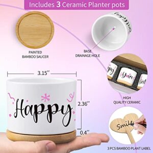 GOARTGIF BFF Birthday Gifts for Women Unique,Birthday Presents for Mom from Daughter,Cute Happy Your Birthday Pots Gifts,Any Age Year Old Birthday Keepsake Gifts Beautifully Gift Boxed