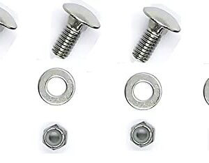 4-Pack 784-5581A (5/16-18) 5/8" Snow Blowers Carriage Bolts kit Replaces MTD Shave Plate Scraper Bar 784-5581A-0637 790-00120-0637