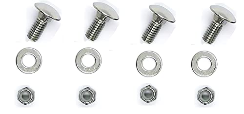 4-Pack 784-5581A (5/16-18) 5/8" Snow Blowers Carriage Bolts kit Replaces MTD Shave Plate Scraper Bar 784-5581A-0637 790-00120-0637