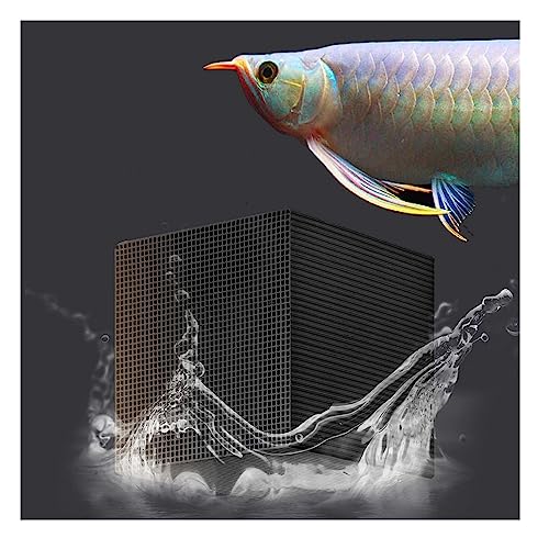 yanhe 1 Pack Water Purification, Cube Activated Carbon Nano Water Purification Filter for Water Aquarium Fish Tank Activated Carbon pellets 10 * 10