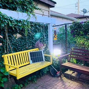 Solar Street Lights 300W Dusk to Dawn Solar Flood Light 35000 Lumens Security Light 6500K Remote Garage Light IP68 Waterproof Commerical Grade Light Sensor for Court,Yard,Garden,Driveway,Parking Lot