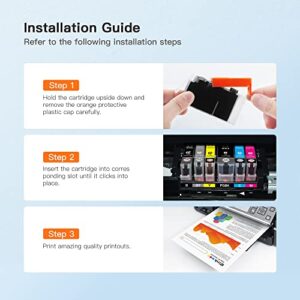 E-Z Ink (TM Compatible Ink Cartridge Replacement for Canon CLI-271XL CLI-271 XL CLI271XL 271XL 271 to use with MG5720 MG5722 MG6820 MG6821 MG6822 MG7720 TS6020 TS9020 TS8020 Printer (4 Black)