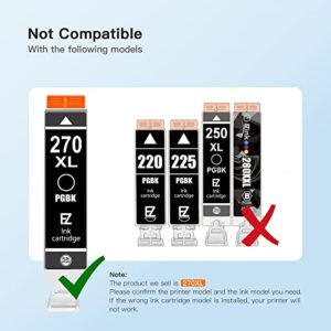 E-Z Ink (TM Compatible Ink Cartridge Replacement for Canon CLI-271XL CLI-271 XL CLI271XL 271XL 271 to use with MG5720 MG5722 MG6820 MG6821 MG6822 MG7720 TS6020 TS9020 TS8020 Printer (4 Black)