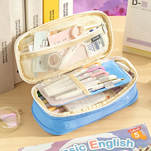 LHMTQVK Large Pencil Case Pencil Pouch Can Expand Pencil Bag Big Capacity Pencil Bag Large Storage Pouch Pencil Case Aesthetic Pencil Case kl2 Bhg