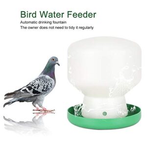 Green Cover Automatic Drinker, Automatic Bird Water Dispenser, Drinking Fountain, for balcony Outdoor wild for Starling Cockatiels