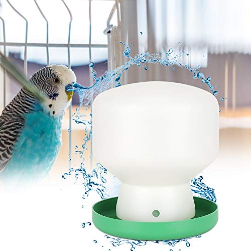 Green Cover Automatic Drinker, Automatic Bird Water Dispenser, Drinking Fountain, for balcony Outdoor wild for Starling Cockatiels