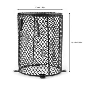 SOYEAHZ Reptile Lamp Cover Heat Mesh Cage Reptile Heating Lamp Lampshade Anti-Scald Lamp Mesh Cover for Pet Reptile Amphibian Snake Lizard Turtle