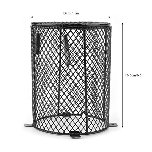 SOYEAHZ Reptile Lamp Cover Heat Mesh Cage Reptile Heating Lamp Lampshade Anti-Scald Lamp Mesh Cover for Pet Reptile Amphibian Snake Lizard Turtle