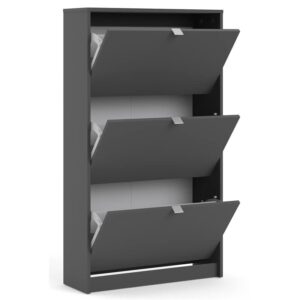 Tvilum Shoe Cabinet, Dark Gray