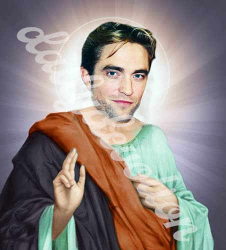 Robert Pattinson Celebrity Parody Devotional Prayer Candle