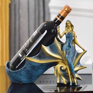 CicodonaGift Wine Bottle Holder -Belle Sea Decor Perfect for Home Kitchen Decor & Kitchen Storage Rack