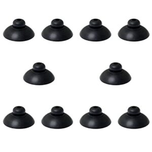 dzs elec suction cup 10pcs 28mm/1.1inch diameter aquarium fish tank suction cup clip sucker black suction cup holder for tank pump, overhead line tube, pet supplies