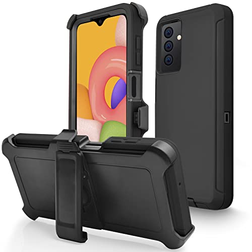 Galaxy A13(2022) Belt-Clip Holster Case,[Military Grade Drop Protection] Drop Protective Rugged Heavy Duty Case, Water-Resistance Shockproof Dustproof Durable Cover for Samsung Galaxy A13 5G(2022)