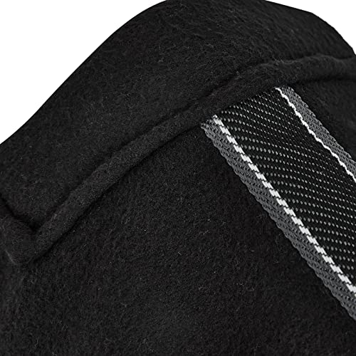 HORZE Kiel Fleece Rug - Black - 75 in