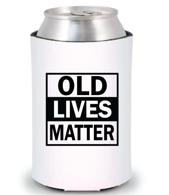 Old Lives Matter Funny Can Cooler