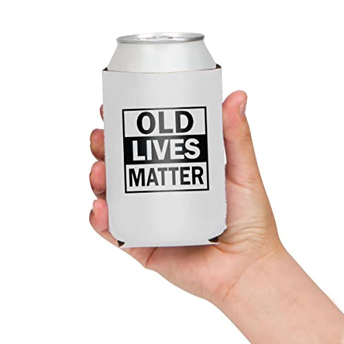 Old Lives Matter Funny Can Cooler