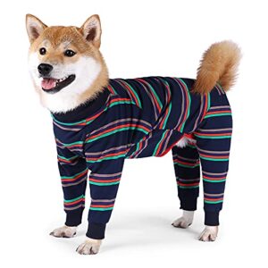 dog recovery suit after surgery, anti-licking pet surgical clothes abdominal wounds, alternative e-collar cone, professional post-operative onesie, puppy long sleeve pajamas prevent shedding hair