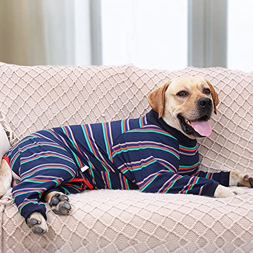 Dog Recovery Suit After Surgery, Anti-Licking Pet Surgical Clothes Abdominal Wounds, Alternative E-Collar Cone, Professional Post-Operative Onesie, Puppy Long Sleeve Pajamas Prevent Shedding Hair