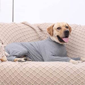 Dog Recovery Suit After Surgery, Anti-Licking Pet Surgical Clothes Abdominal Wounds, Alternative E-Collar Cone, Professional Post-Operative Onesie, Puppy Long Sleeve Pajamas Prevent Shedding Hair