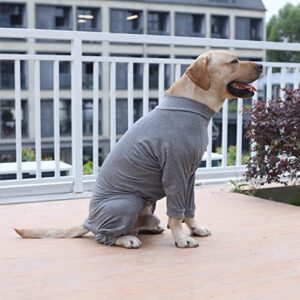 Dog Recovery Suit After Surgery, Anti-Licking Pet Surgical Clothes Abdominal Wounds, Alternative E-Collar Cone, Professional Post-Operative Onesie, Puppy Long Sleeve Pajamas Prevent Shedding Hair