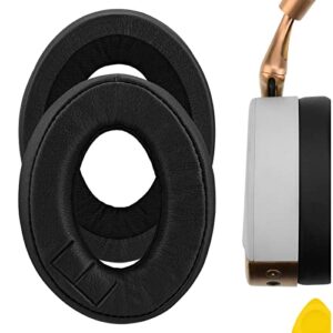 geekria quickfit replacement ear pads for parrot zik, zik 1.0 wireless headphones ear cushions, headset earpads, ear cups cover repair parts (black)