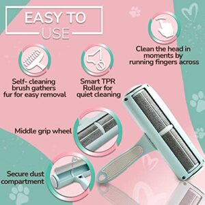 PetPet Roller The Better Pet Hair Remover - The Best Way to Remove Pet Hair from Furniture, Car Seat, Bedding and More | Reusable Lint Roller & Fur Removal Tool