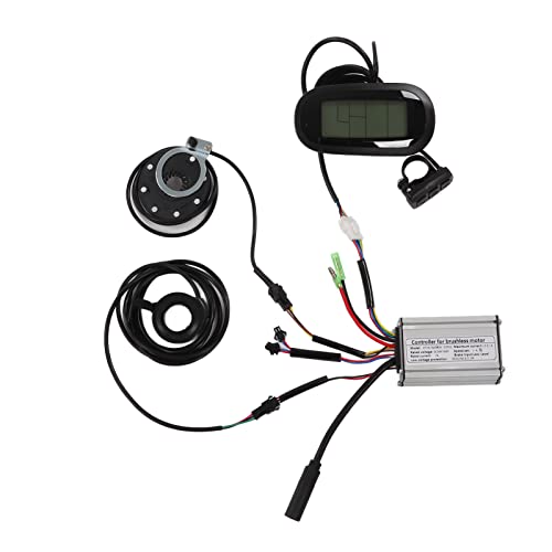 BTIHCEUOT 36V/48V Brushless Motor Controller, 250W Electric Bike Controller Kit 15A Internal Circuitry Protection Good Heat Dissipation for Lithium Battery Modification