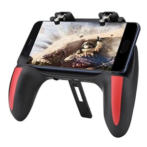 gamepad for smartphone, smartphone gamepad comfortable grip ergonomic handlle quiet operation for 4.7-6.5inch phones