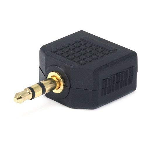 UKD PULABO Headphone Jack Splitter 3.5mm Jack Plug Stereo Adaptor Dual Splitter for Tablets Laptop and Other Audio Devices