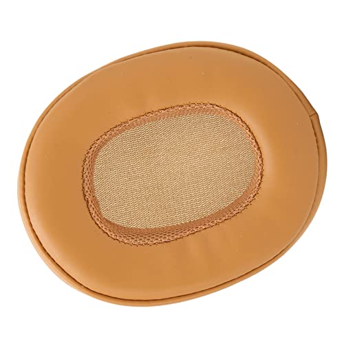 Soft Protein Leather and Sponge Headphone Cushion, Noise Isolating Memory Foam Ear Pads, Replacement Earpads for Skullcandy Crusher 3.0 Wireless Hesh3(Light Brown)