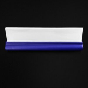 QWORK Water Car Squeegee,12 inch Flexible T-Bar Water Silicone Window Squeegee for Car Or Home Use, Blue