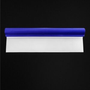 QWORK Water Car Squeegee,12 inch Flexible T-Bar Water Silicone Window Squeegee for Car Or Home Use, Blue