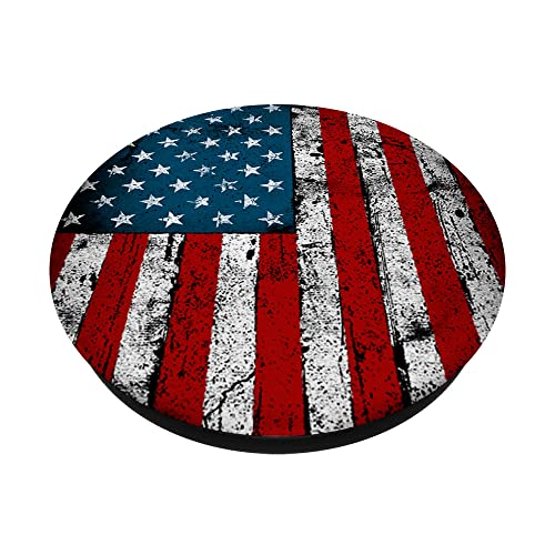 USA Flag Vintage American US Stars & Stripes Patriotic PopSockets Swappable PopGrip