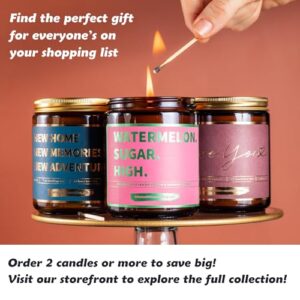 BAE Best Aunt Ever - 9oz Soy Candle Gift ; The Cool Aunt Candle Thank You Present for Aunt, Best Aunt Mothers Day Gifts for Aunt from Nephew, Best Auntie Gifts from Niece for Birthday, Christmas