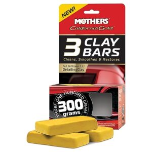 Mothers 07242 California Gold Detailing Clay Bar (Pack of 3)