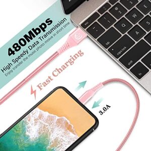 Aioneus iPhone Charger Cable 3ft 3Pack USB to Lightning Cable Nylon Braided iPhone Cord Fast Charging for iPhone 14 13 12 11 Pro Max XR XS X 8 7Plus 6 6s SE iPad