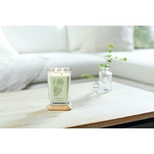 Yankee Candle Energizing Grapefruit & Rosemary Well Living Collection Large Square Candle, 19.5 oz.