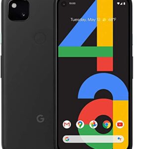 Google Pixel 4a Verizon LTE Just Black (Renewed)