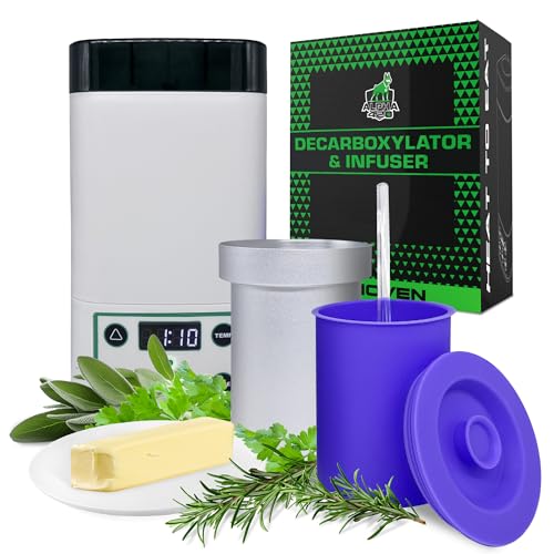 Decarboxylator and Infuser, Magic Herb Butter Maker Machine, Herb Oil Infuser Machine, Tincture Machine, Gummy Maker Machine, Herb Extractor, Decarb Box, Tincture Maker Kit, EdiOven