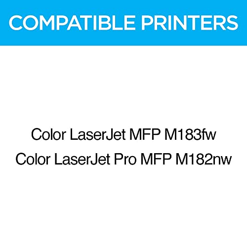 LD Products Compatible Toner Cartridge Replacements for HP 215A (W2310A Black, W2311A Cyan, W2313A Magenta, W2312A Yellow 4-Pack) for Color Laserjet MFP M183fw and Laserjet Pro MFP M182nw