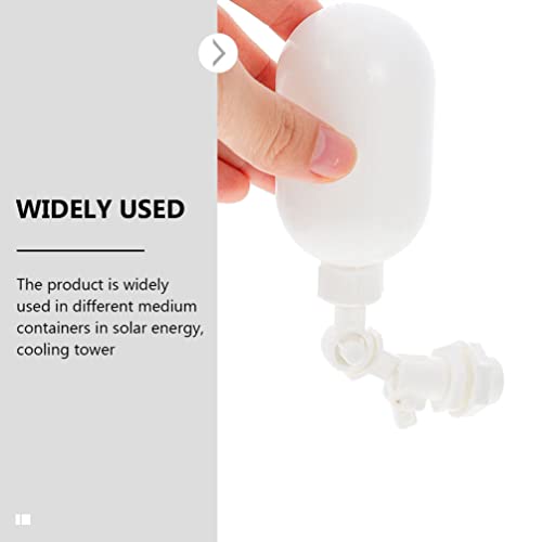 YARDWE Water Float Valve Plastic Water Balls Valves White: 3pcs Water Float Replacement Valves Automatic Waterer Bowl Fill Feed Tank Water Tank Accessories Water Filter Float Ball