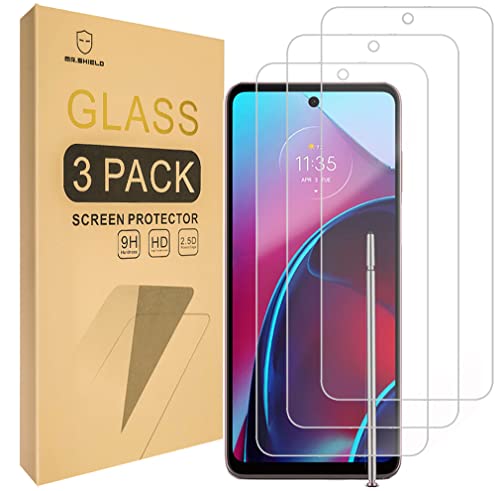 Mr.Shield [3-Pack] Designed For Motorola Moto G Stylus (2022) / Moto G Stylus 5G (2022) [Cut Out For Camera][Not Fit for 2021/2020 Version] [Tempered Glass] [Japan Glass 9H Hardness] Screen Protector