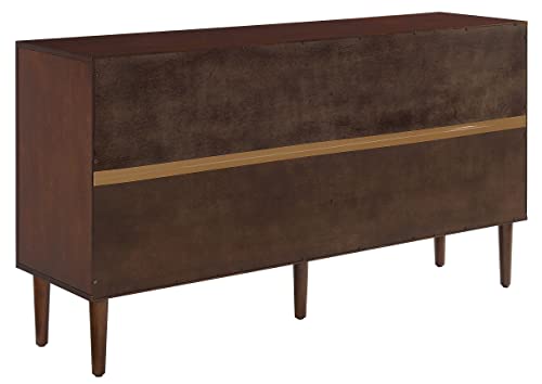 Crosley Furniture Everett Mid-Century Modern Sideboard, Mahogany