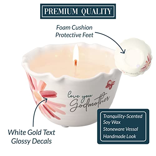 5" x 3" Love You Godmother 100% 9 oz Soy Wax Single Wick Candle - Tranquility Scented