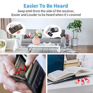 Key Finder, Chlovoe Item Finder with 85 dB Loud Beeps, Wireless Item Tracker, Key, Purse, Phone, Glasses, Luggage, Pet Tracker(2 RF Transmitters, 6 Receivers).