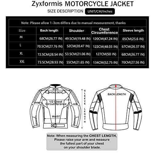 Motorcycle Jacket Motorbike Biker Waterproof Jackets Windproof Full Body Protective Gear CE Armoured Summer Winter for Men