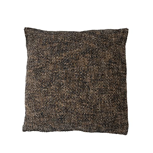 Creative Co-Op Mélange Cotton Blend Bouclé Pillow, 20" L x 20" W x 2" H, Multicolor